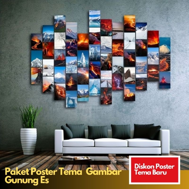Jual Poster pemandangan gunung es estetik 18pcs - poster terbaru 2024 ...