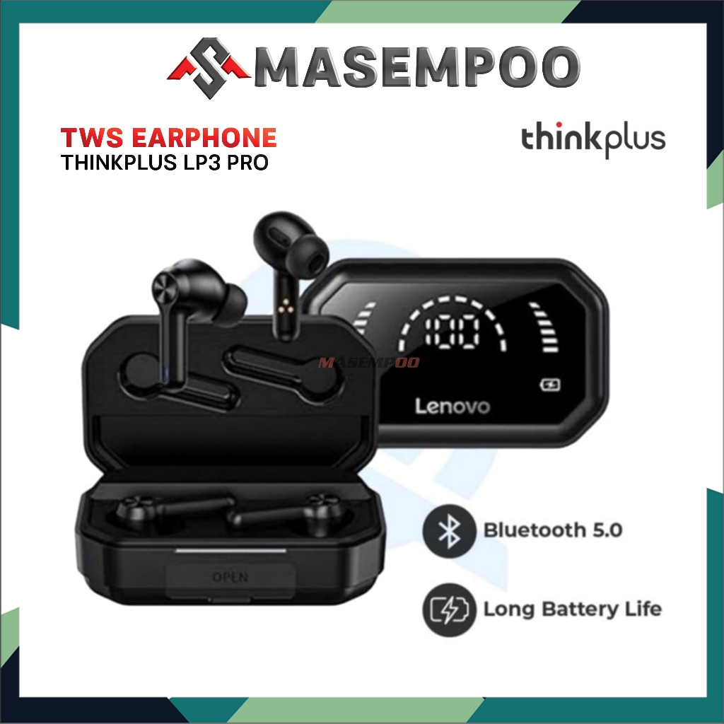 Jual Lenovo ThinkPlus LP3 PRO TWS Bluetooth Headset HiFi Sound True ...