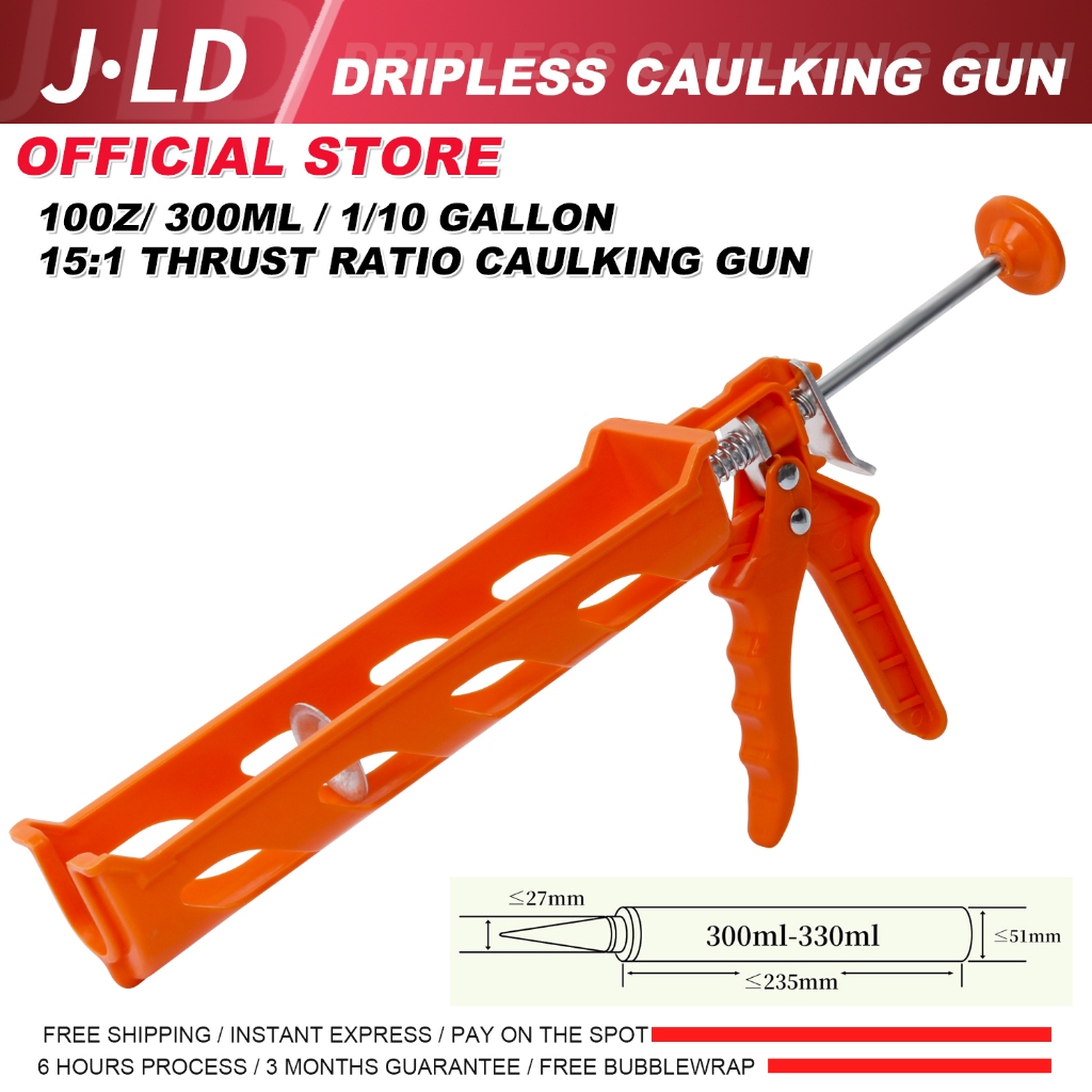 Jual JLD Dripless Caulking Gun 15:1 Rasio Dorong Alat Tembakan Lem ...