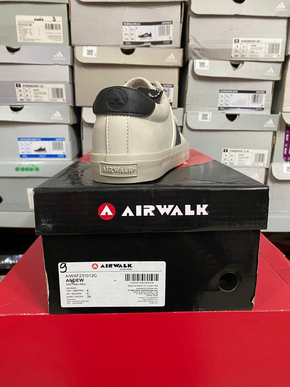 Jual Airwalk Andew Grey Men Shoes Original | Shopee Indonesia