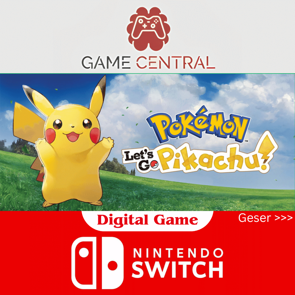 Jual Pokemon Let's Go Pikachu Nintendo Switch Digital | Shopee Indonesia