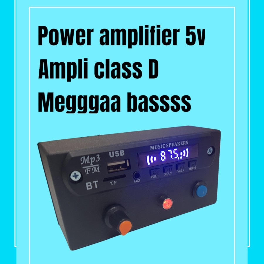 Jual AEBDG AMPLI MINI POWER MP3 PLYER BLUETHOOTH 5V - Ampli mini usb 5v ...