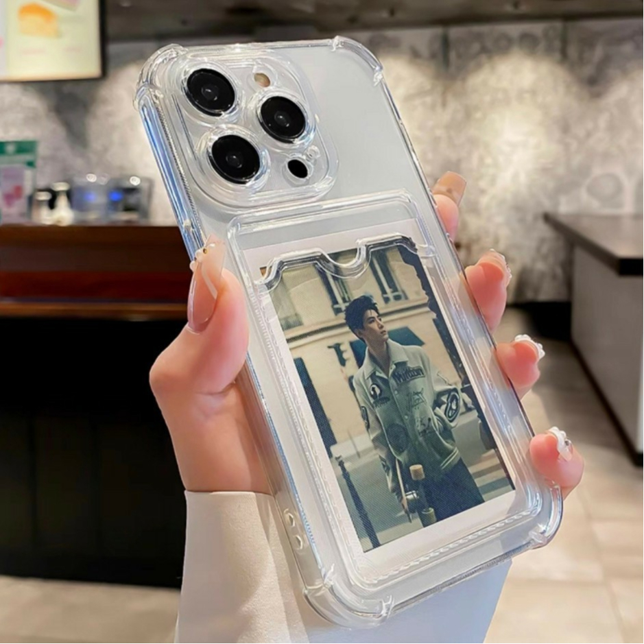 Jual Case Slot card Holder Polos Vivo V50 Y29 V40 LITE Y28 Y100 V29E V29 Y36 Y27 Y16 Y17S Y12 ...