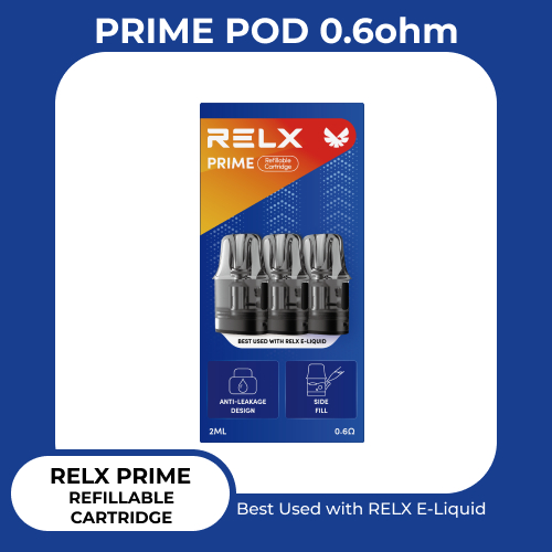 Jual RELX Prime Refillable Cartridge (Isi 3) - 0.6 Ohm | Shopee Indonesia