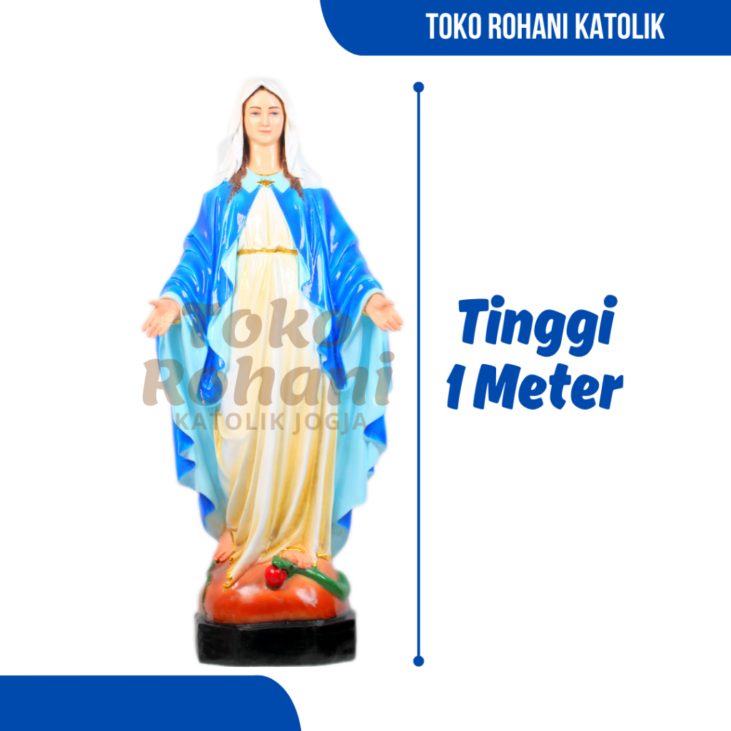 Jual PATUNG MARIA 1 METER / PATUNG BUNDA MARIA UKURAN BESAR / PATUNG ...