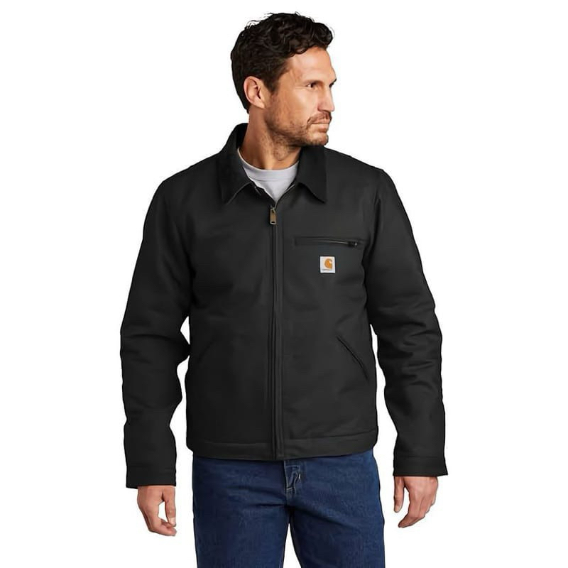 Jual CARHARTT DETROIT JACKET BLACK 103828 | Shopee Indonesia