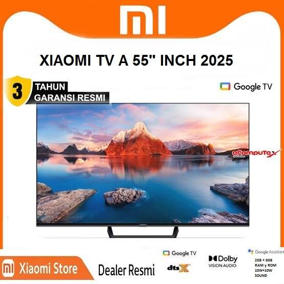 Jual XIAOMI TV A 55" INCH 2025 4K UHD SMART TV ANDROID A SERIES 55 ...