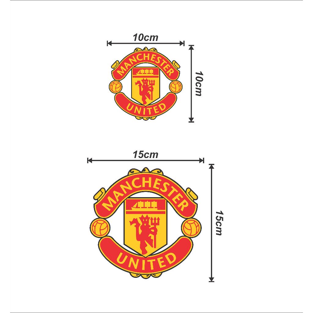 Jual Stiker Manchester United | Sticker Cutting Stiker Manchester ...