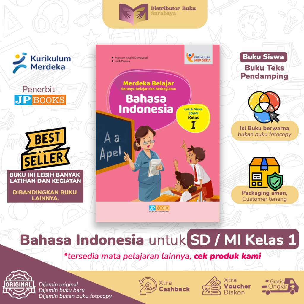 Jual Buku Teks Pendamping Siswa Pengayaan Bahasa Indonesia Sd Kelas 1 - Kurikulum Merdeka ...