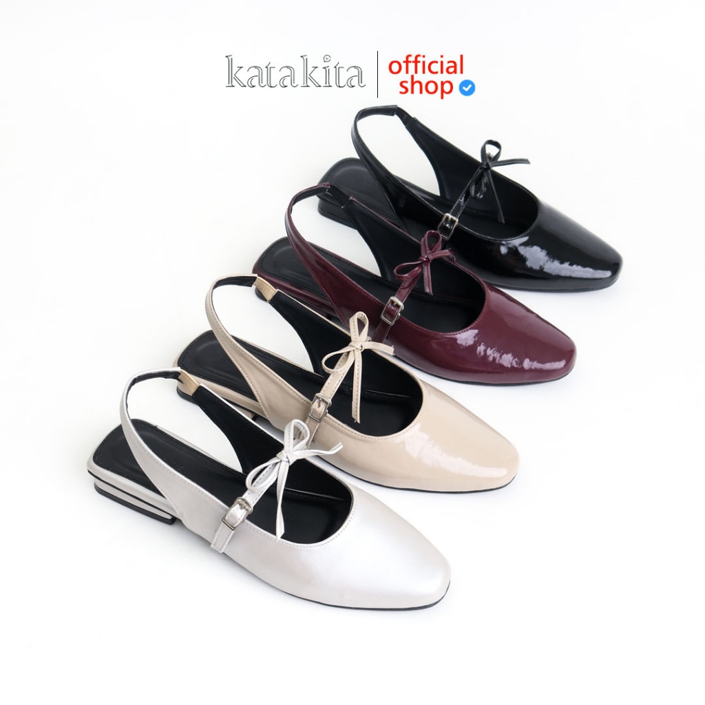 Jual Katakita Lumie Mules Wanita / Sepatu hak wanita 3cm | Shopee Indonesia