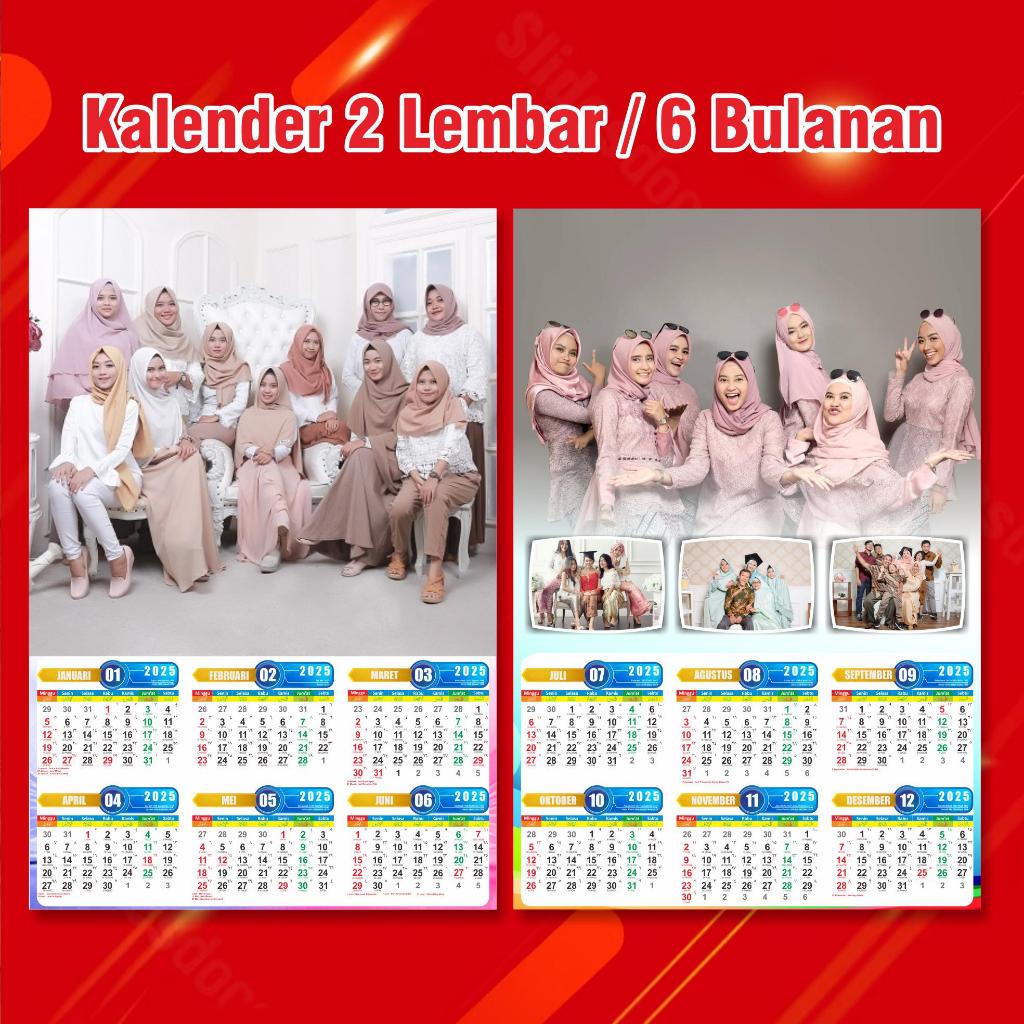 Jual KALENDER DINDING ISI 2 LEMBAR | KALENDER DINDING 2025 | KALENDER ...