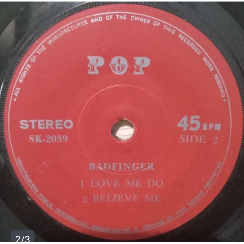 Jual Piringan Hitam Vinyl PH 7 inch Badfinger | Shopee Indonesia