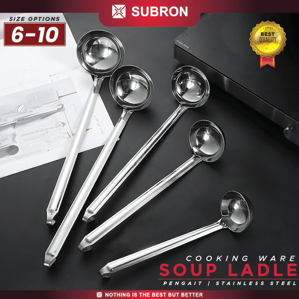 Jual SUBRON Soup Ladle Centong 24CM 30CM 36CM 39CM 40CM Kuah Sup Hot ...