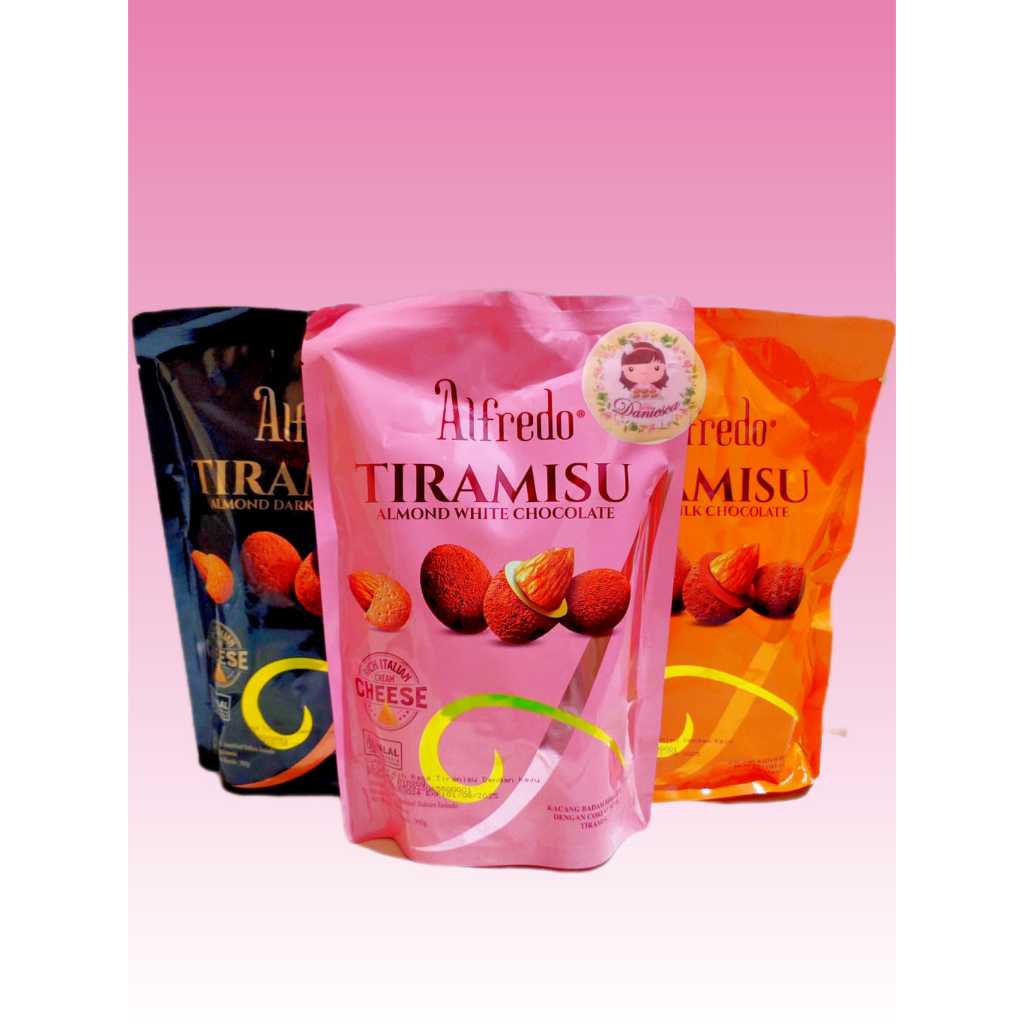 Jual Coklat Import I 300 gr Alfredo Tiramisu Almond Milk White Dark ...