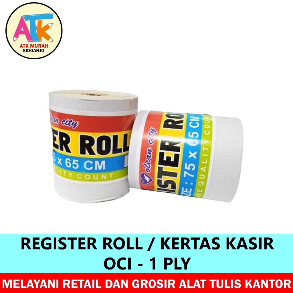 Jual KERTAS KASIR / REGISTER ROLL OCI | Shopee Indonesia