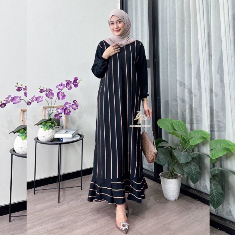 Jual Daster Gamis Biana Rayon Tebal Busui Lengan Panjang untuk Wanita ...