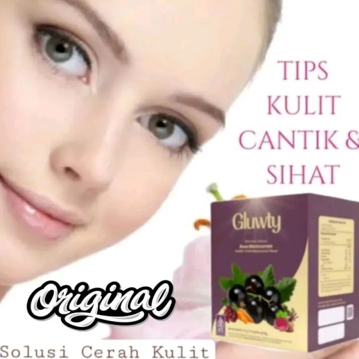 Jual Gluwty collagen drink original minuman erbuk fiber untuk pria dan ...