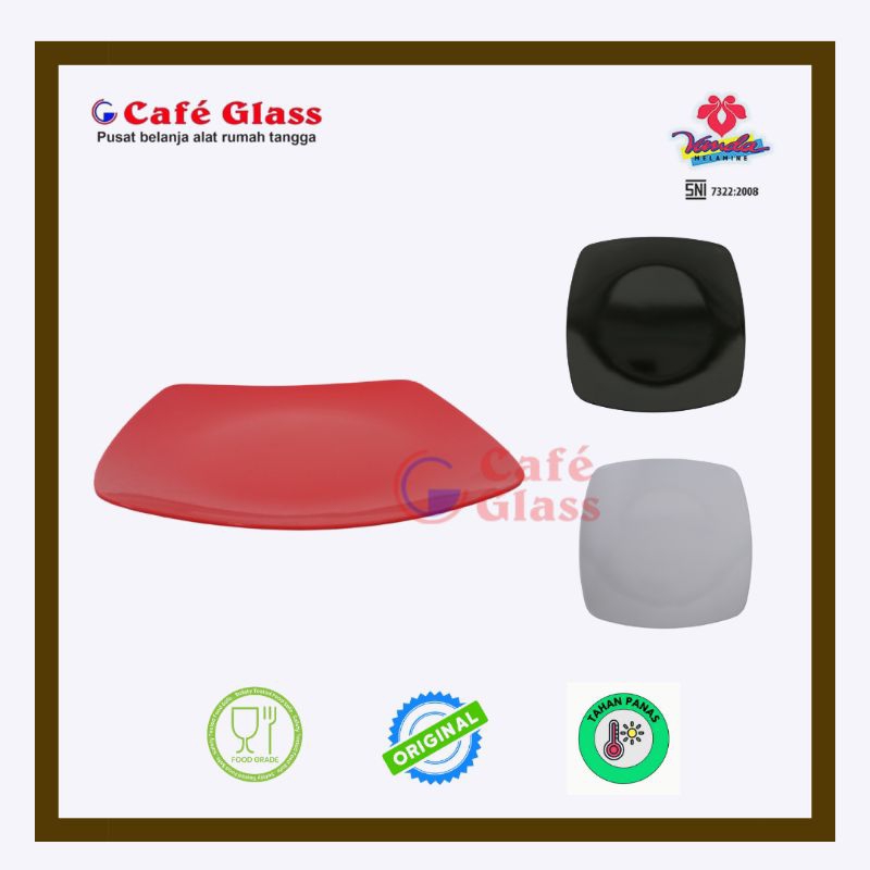 Jual PIRING KOTAK/PIRING MIE VIRAL 8 INC | Shopee Indonesia