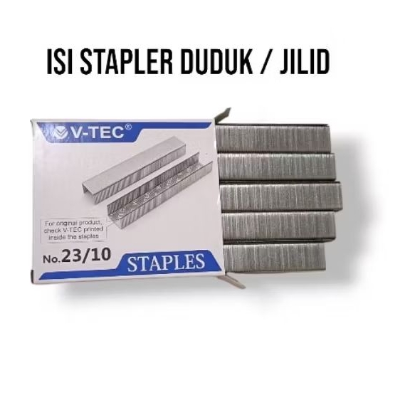 Jual isi staples / anak hekter meja duduk besar / hekter jilid ( 1 pcs ...