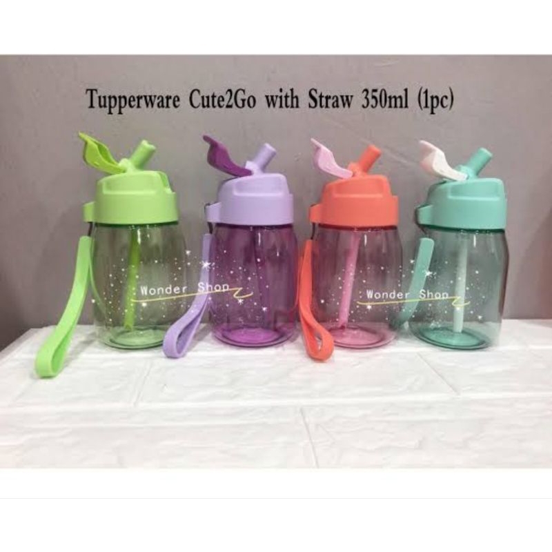 Jual TUPPERWARE ORIGINAL CUTE 2 go / H2GO / BOTOL MINUM ANAK 300ML ...