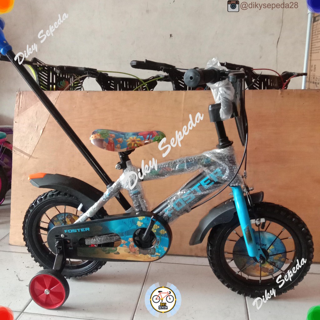 Jual SEPEDA ANAK FOSTER BMX UKURAN 12 BAN KOMPA | Shopee Indonesia