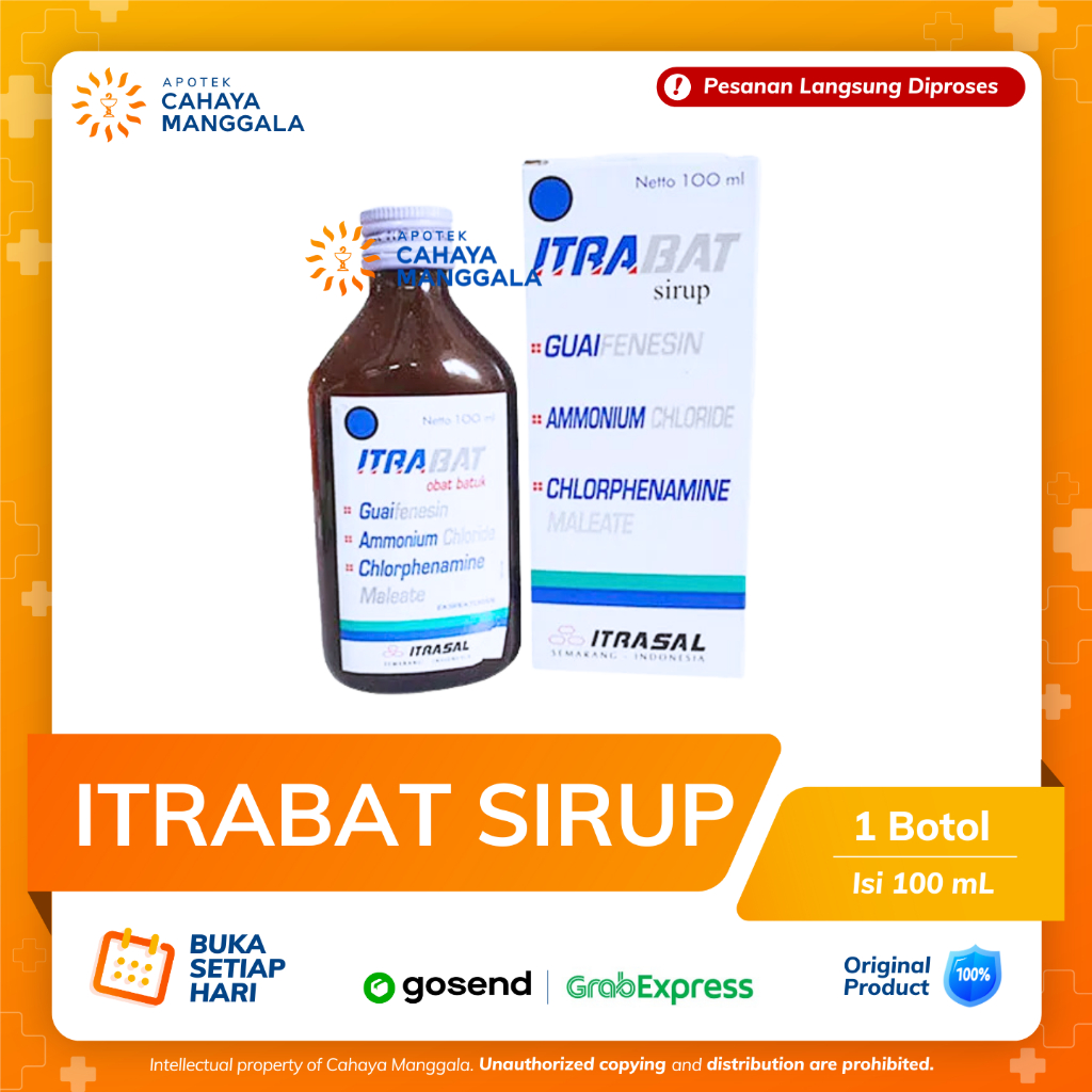 Jual ITRABAT SIRUP OBAT BATUK PER BOTOL 100 ML | Shopee Indonesia