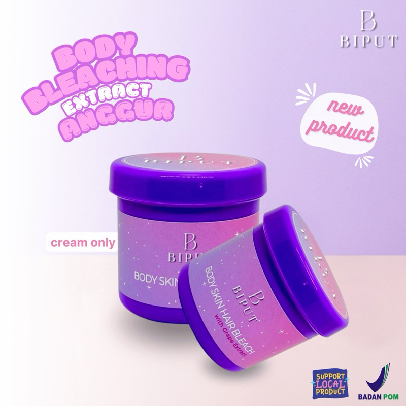 Jual BIPUT Bleaching badan Anggur bpom (cream only) | Shopee Indonesia