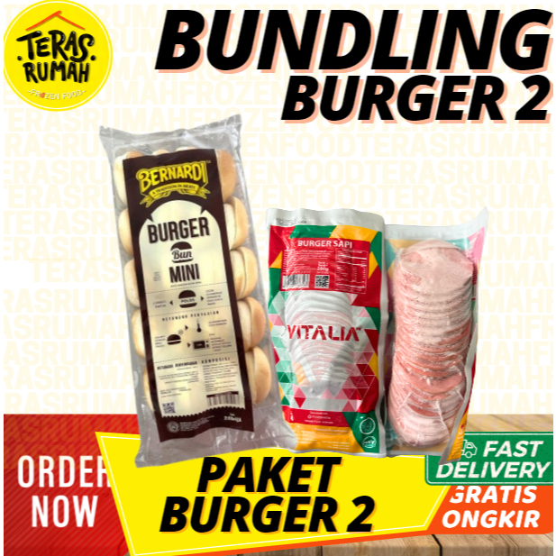 Jual PAKET BURGER 2 - MINI BURGER ISI 20 & BEEF BURGER ISI 20 | Shopee ...