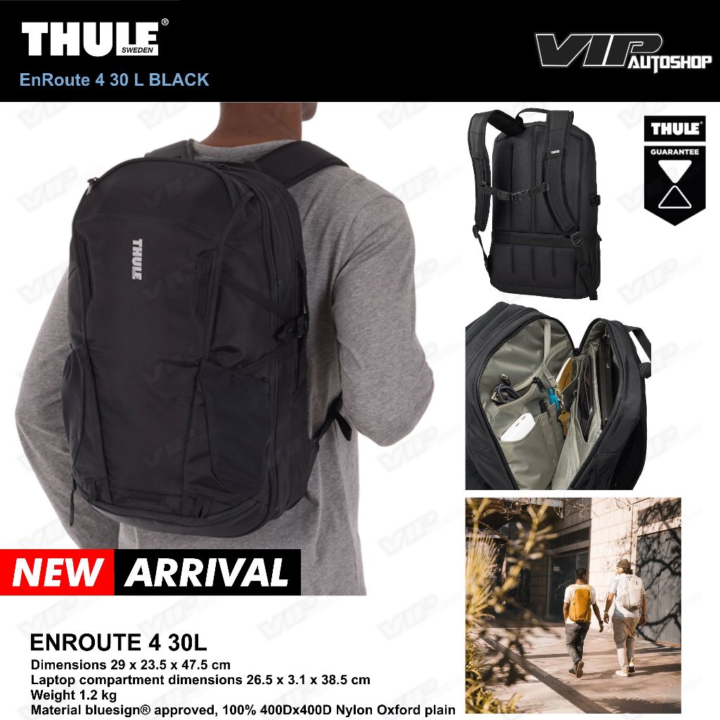 Jual Thule EnRoute 4 Backpack 30 L Tas Laptop 15,6 Inch Ransel Outdoor ...