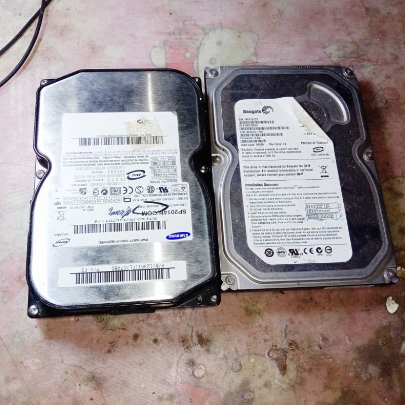 Jual hardisk besar kecil rusak / hardis ide sata 3,5 2,5 rusak / hardis ...