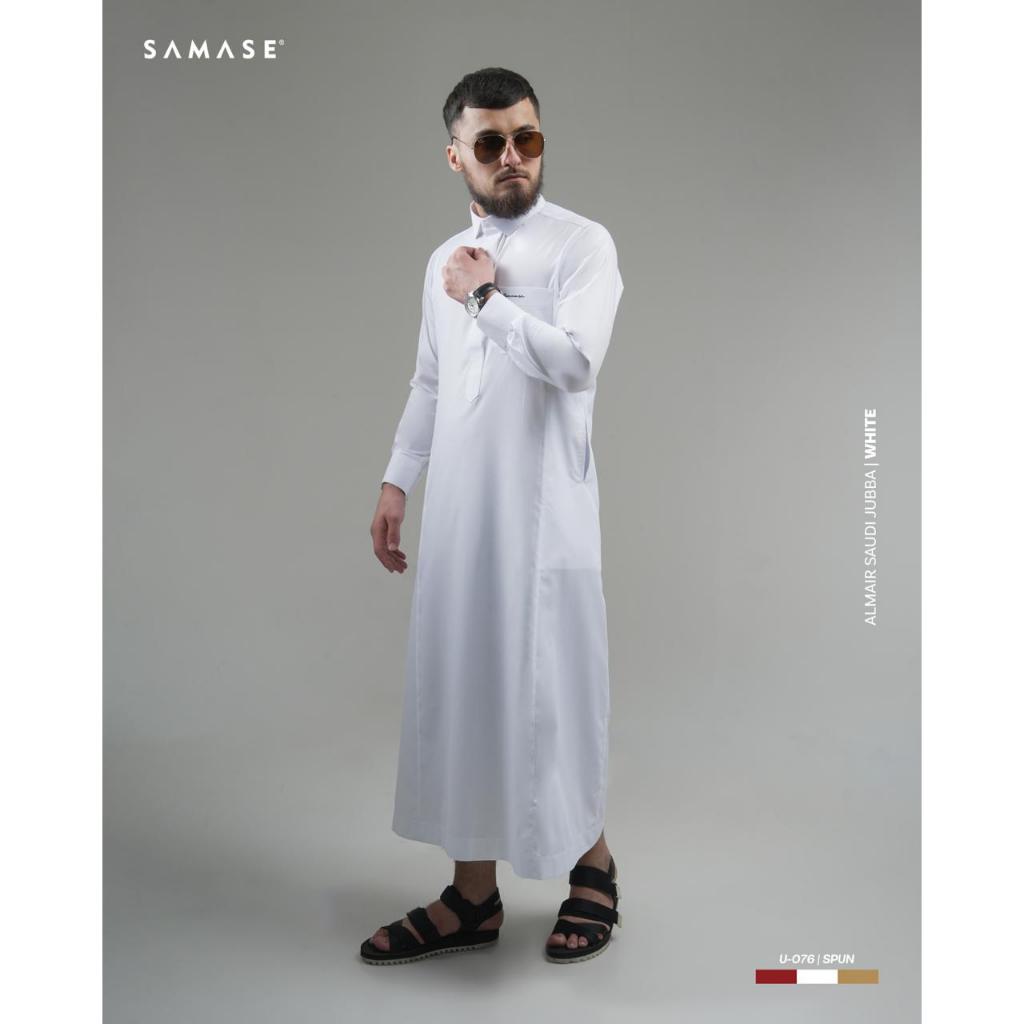 Jual SAMASE Jubba Al Mair Saudi U076 Jubah Slim Ghamis Pria Dewasa ...