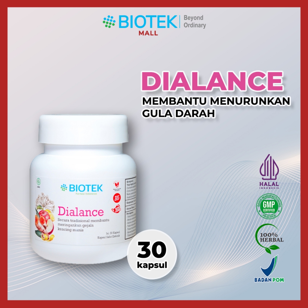 Jual Obat Herbal Dialance Biotek Farmasi | Obat Gula Darah | Penurun ...