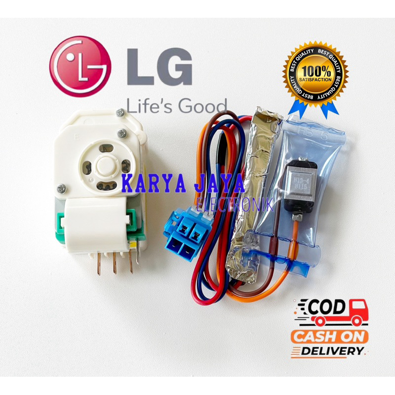 Jual Timer Defrost Bimetal Kulkas LG 2 PINTU / Timer dan Defrost kulkas LG 1 SET | Shopee Indonesia