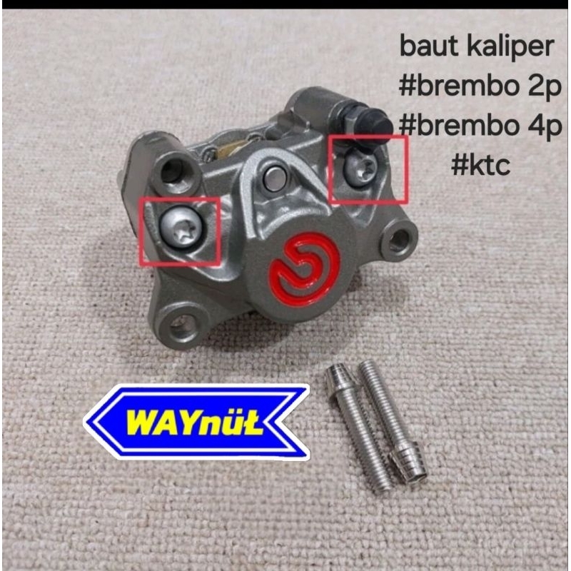 Jual Baut kaliper Brembo & ktc Stainless original thailand | Shopee Indonesia