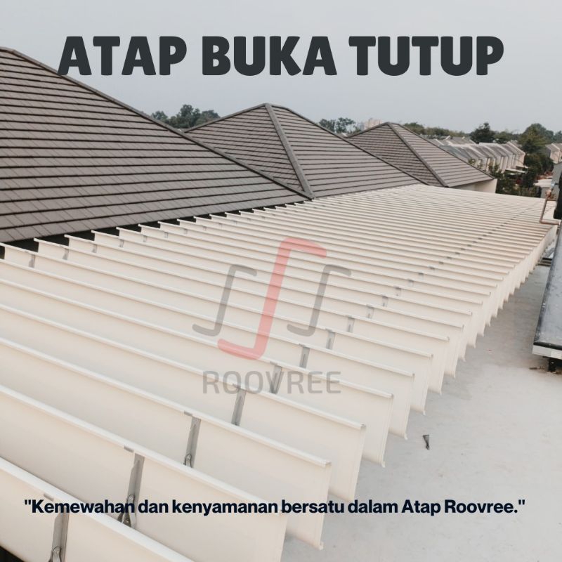 Jual Atap buka tutup alumunium Lovera Roovree murah | Shopee Indonesia