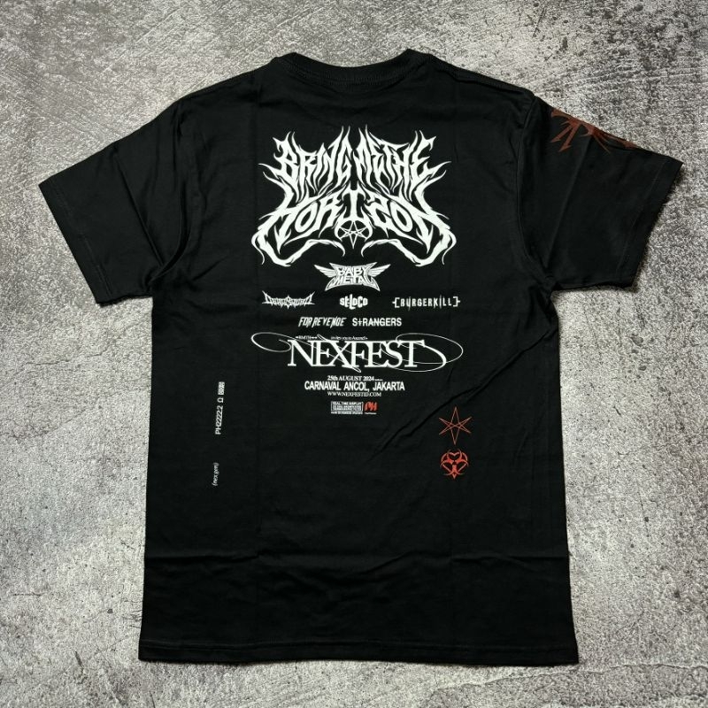 Jual T-shirt Official Nexfest 2024 Bring Me The Horizon & Babymetal ...