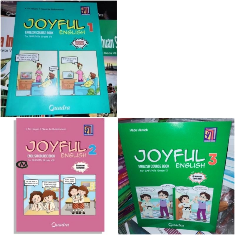 Jual Buku Paket Joyful Bahasa Inggris SMP Kelas 7-9 Kurikulum Merdeka | Shopee Indonesia