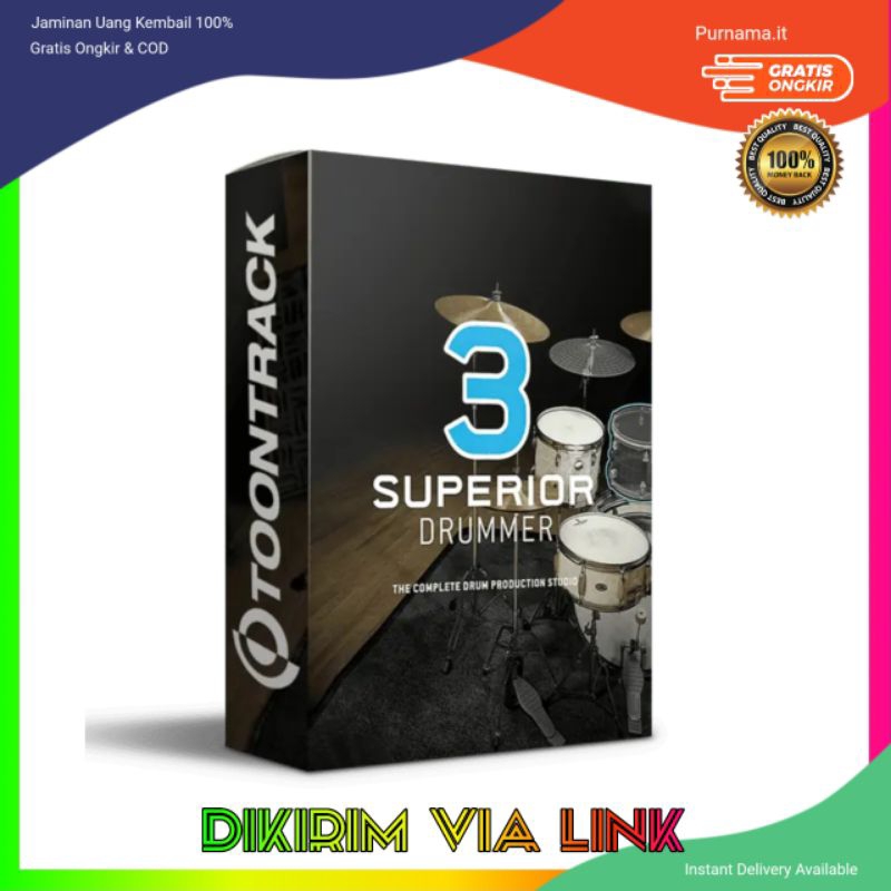 Jual [Win/Mac] Toontrack Superior Drummer 3 v3.3.3 Terbaru • Full version • Aktif Selamanya ...