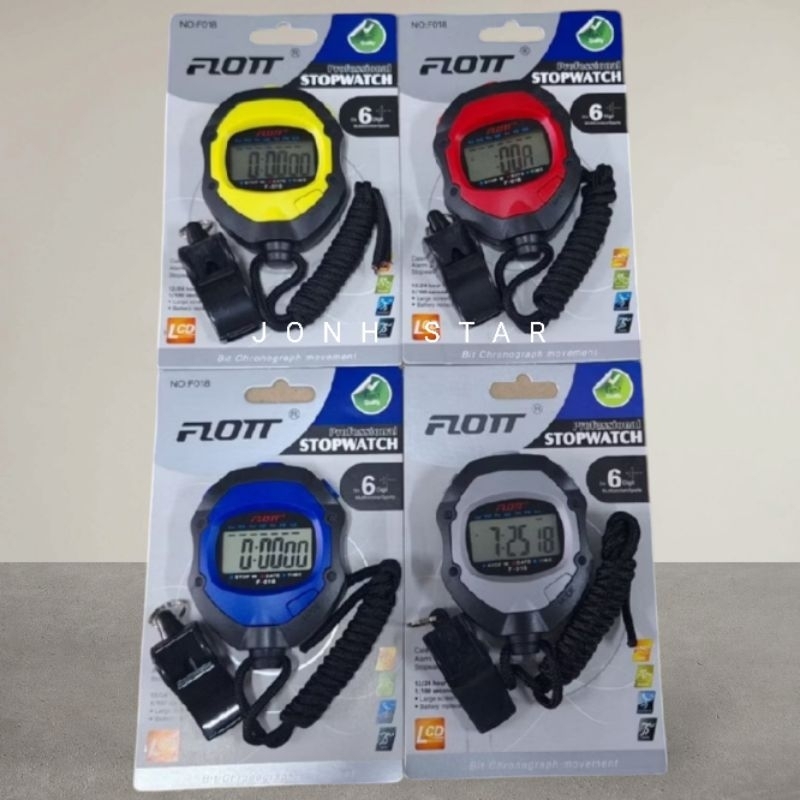 Jual STOPWATCH FLOTT PROFESSIONAL 6 DIGIT MULTIFUNCTION SPORT - FLOTT FO18 | Shopee Indonesia