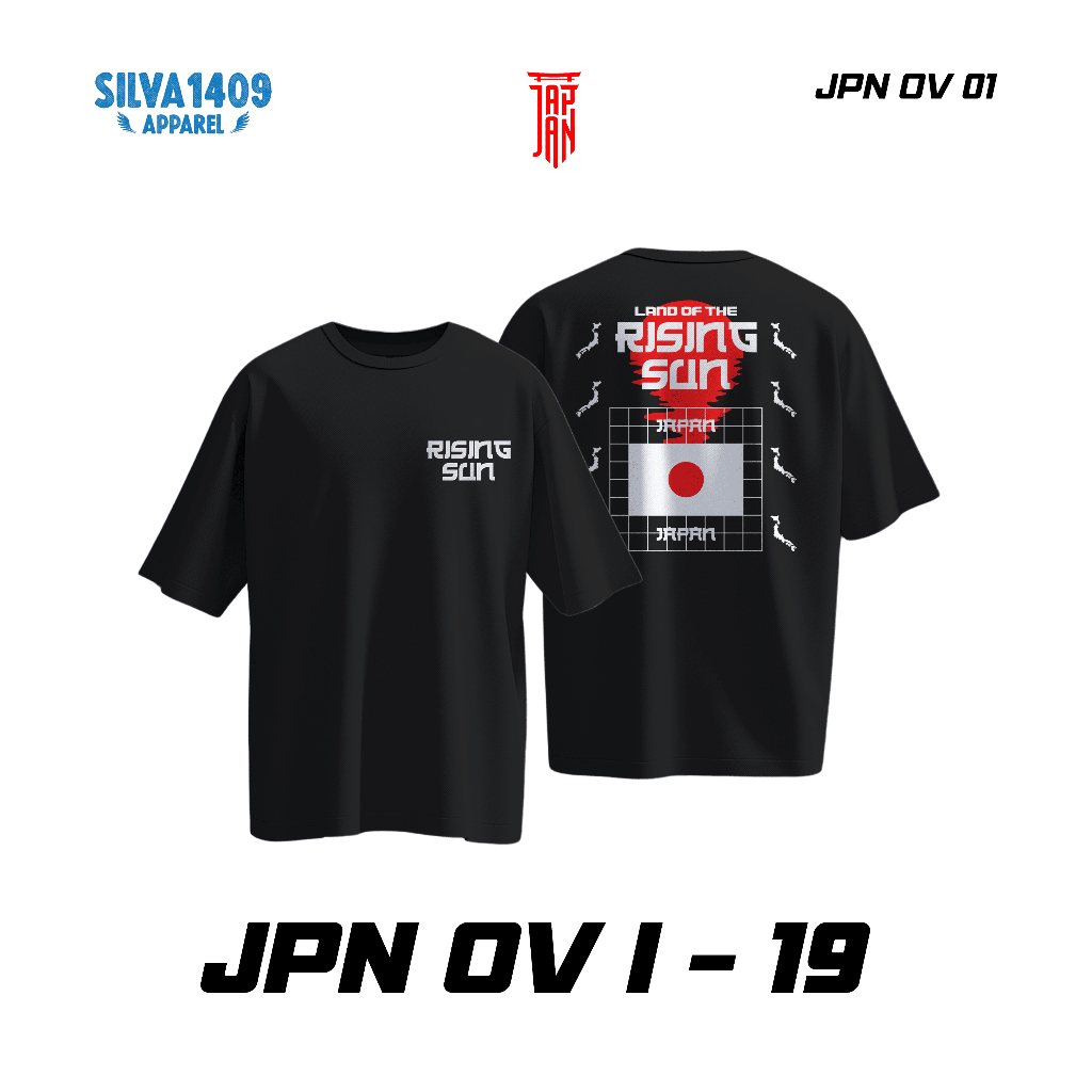 Jual SILVA APPAREL KAOS JAPAN STREETWEAR JAPAN URBAN LAND OF THE RISING ...