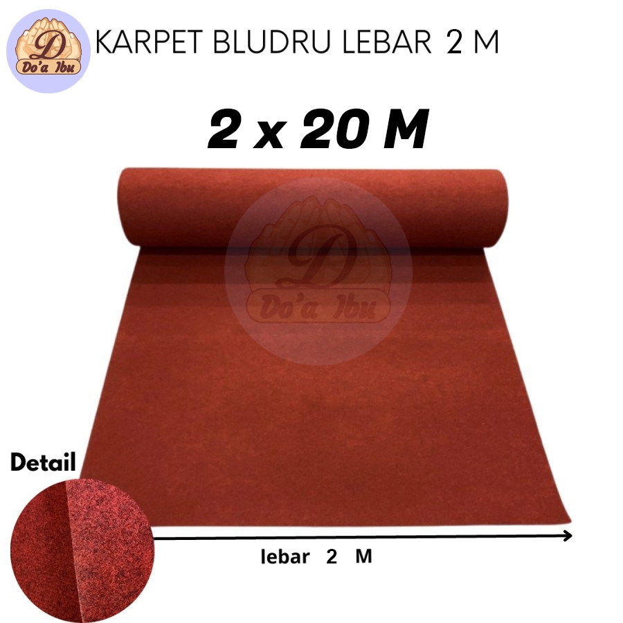 Jual Karpet Bludru Polos | Uk 2x20 Meter || Alas Duduk | Kasur ...