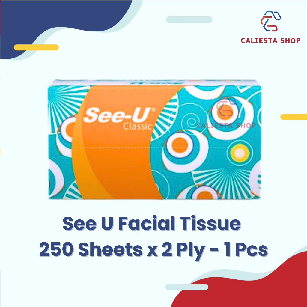 Jual Facial Tissue See-U Classic Facial 250 Sheets 2 ply (1 pcs ...