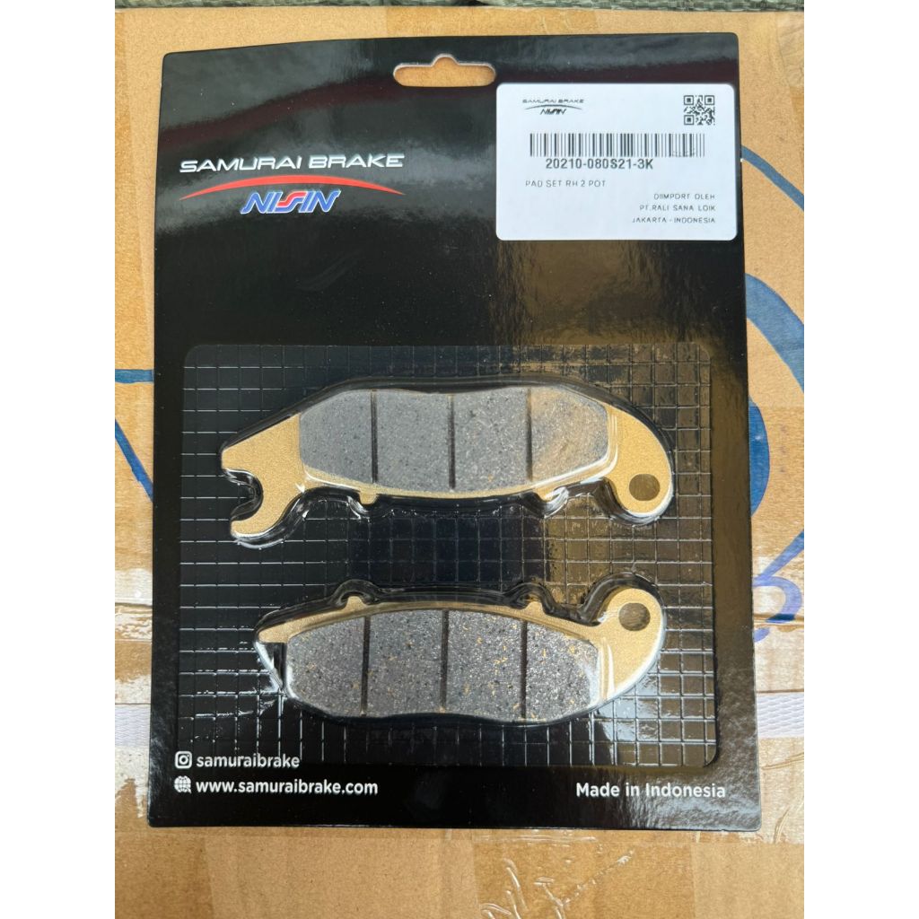 Jual Kampas Rem Samuari Brake 2p Kanan & Kiri Kampas Rem Kaliper Samurai 2 Piston | Shopee Indonesia