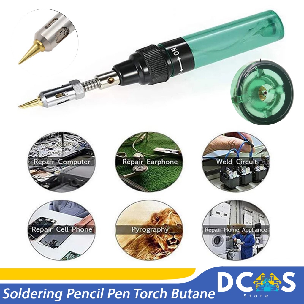 Jual Soldering Pencil Pen Torch Butane Gas Solder Solder Api Mini Torch ...