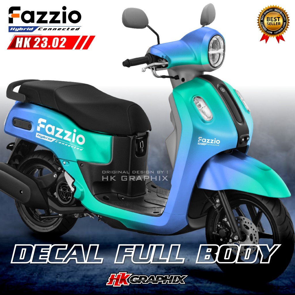 Jual Decal Sticker Yamaha FAZZIO Full Body 2022 2023 2024 Motif Warna ...