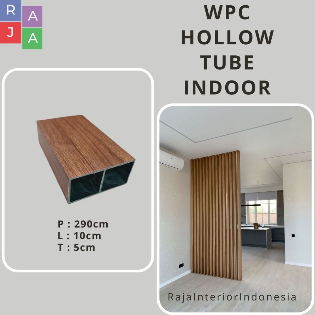 Jual Wpc hollow tube kisi-kisi partisi Partisi WPC Kisi Kisi WPC Sekat ...