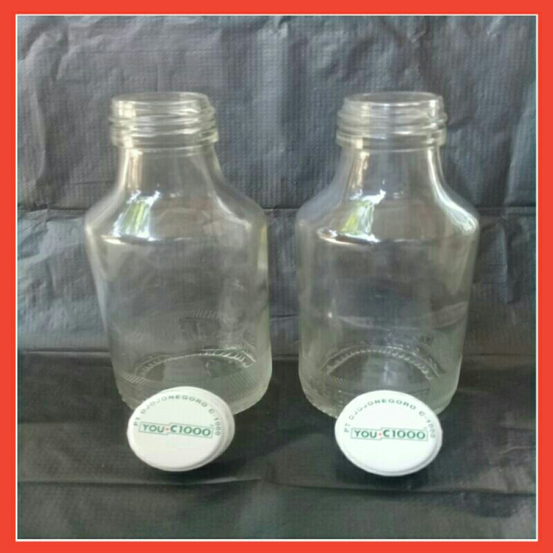 Jual Botol Kaca Bekas Minuman You C1000 140ml Bersih Siap Pakai ...