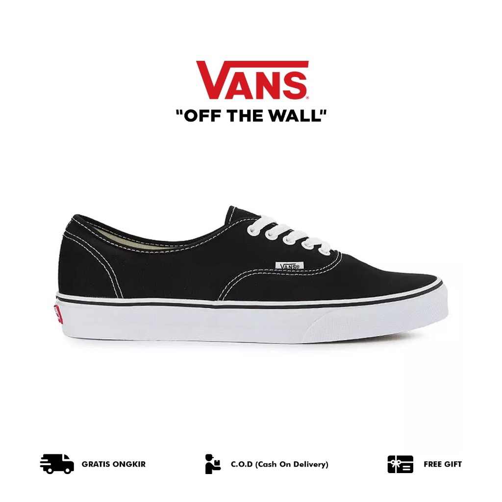 Jual Vans Authentic Classic Black White Original | Shopee Indonesia