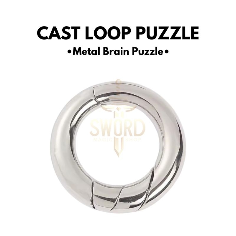 Jual Cast Loop Puzzle - Metal Puzzle - Ring Puzzle - Alat Sulap Ring ...