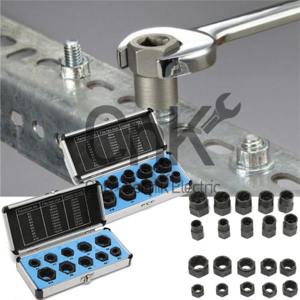 Jual PEMBUKA BAUT MUR RUSAK BOLT NUT SHORT & LONG BOX REMOVER EXTRAKTOR ...